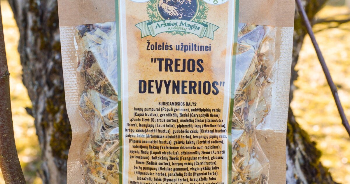 ,,TREJAS DEVYNERIAS” GALIMA GERTI KAIP ARBATĄ